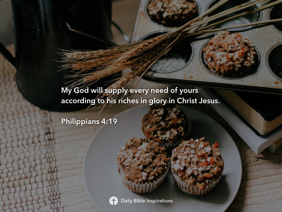Philippians 4:19 - Daily Bible Inspirations