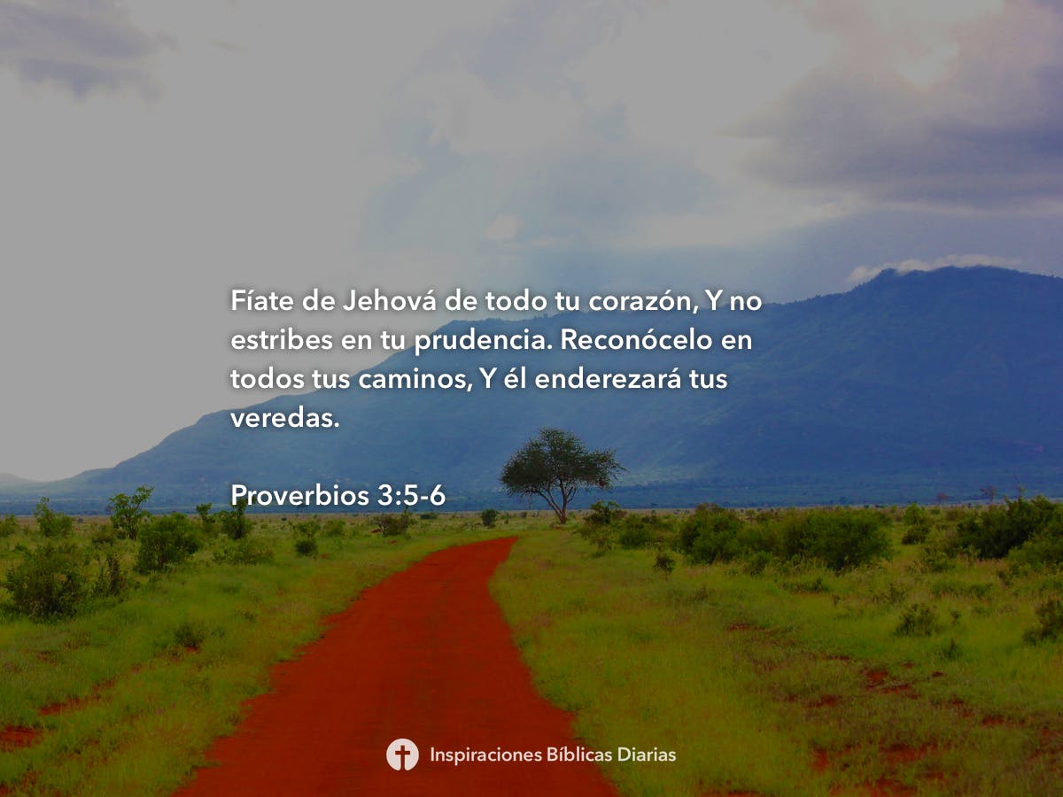 Proverbios 3:5-6 - Inspiraciones Bíblicas Diarias