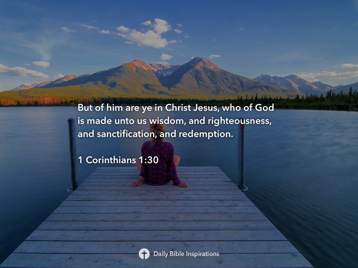 1 Corinthians 1:30 - Daily Bible Inspirations