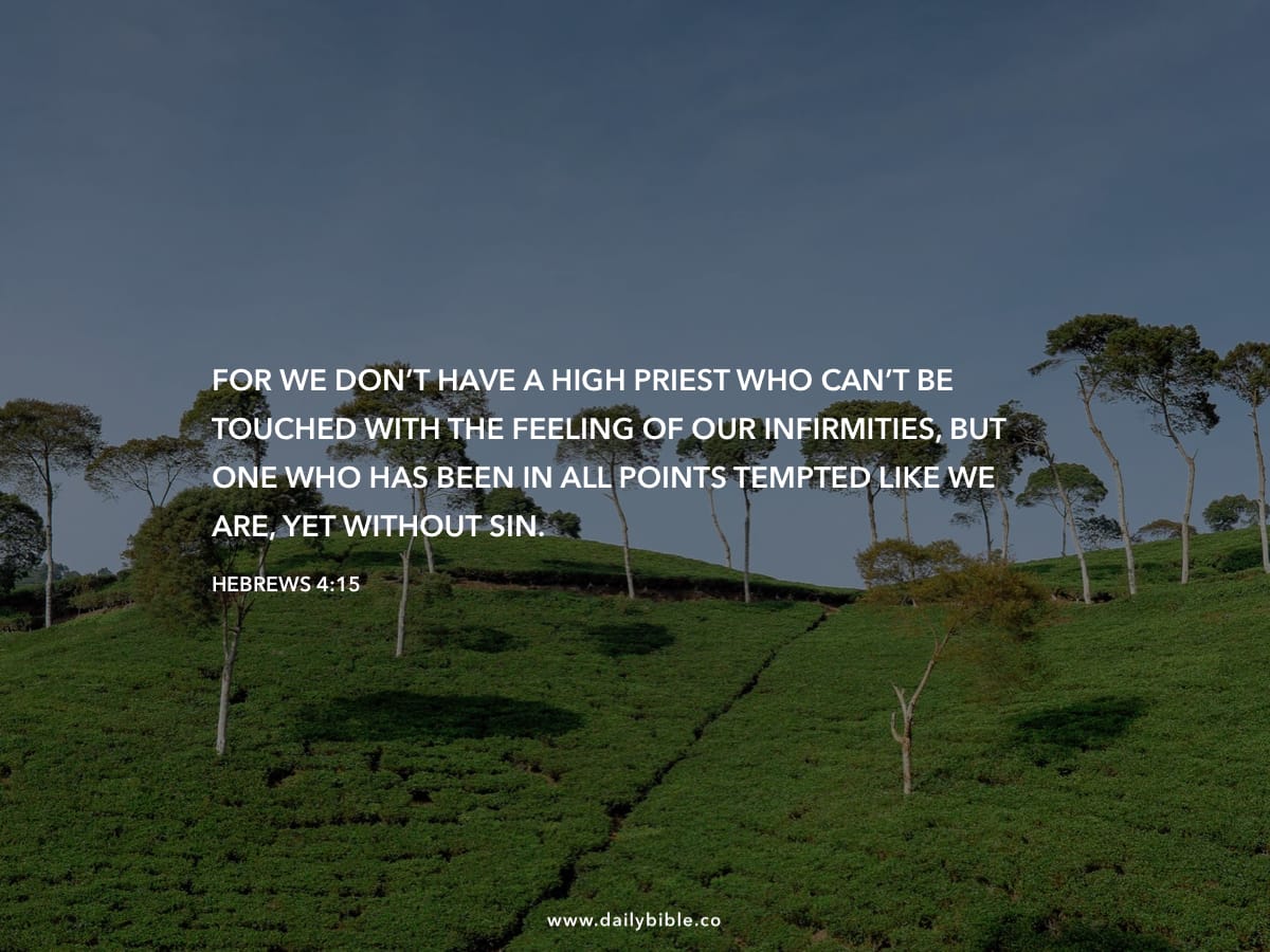 Hebrews 4:15 - Daily Bible Inspirations