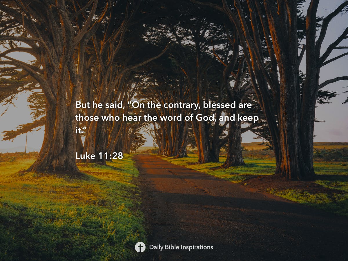 Luke 11:28 - Daily Bible Inspirations