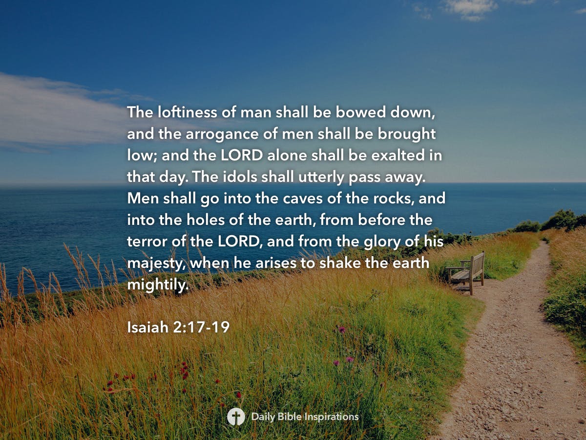 Isaiah 2:17-19 | Daily Bible Inspirations