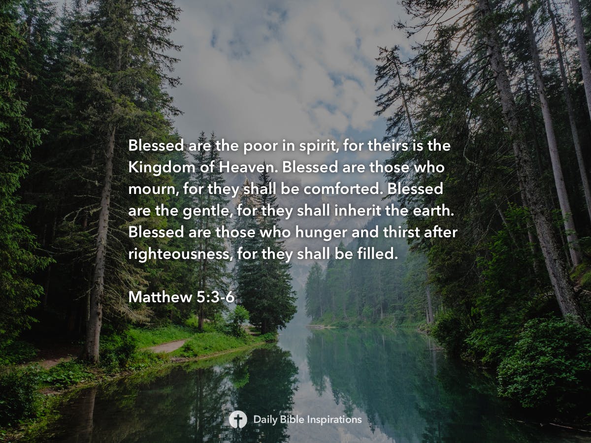 Matthew 5:3-6 | Daily Bible Inspirations
