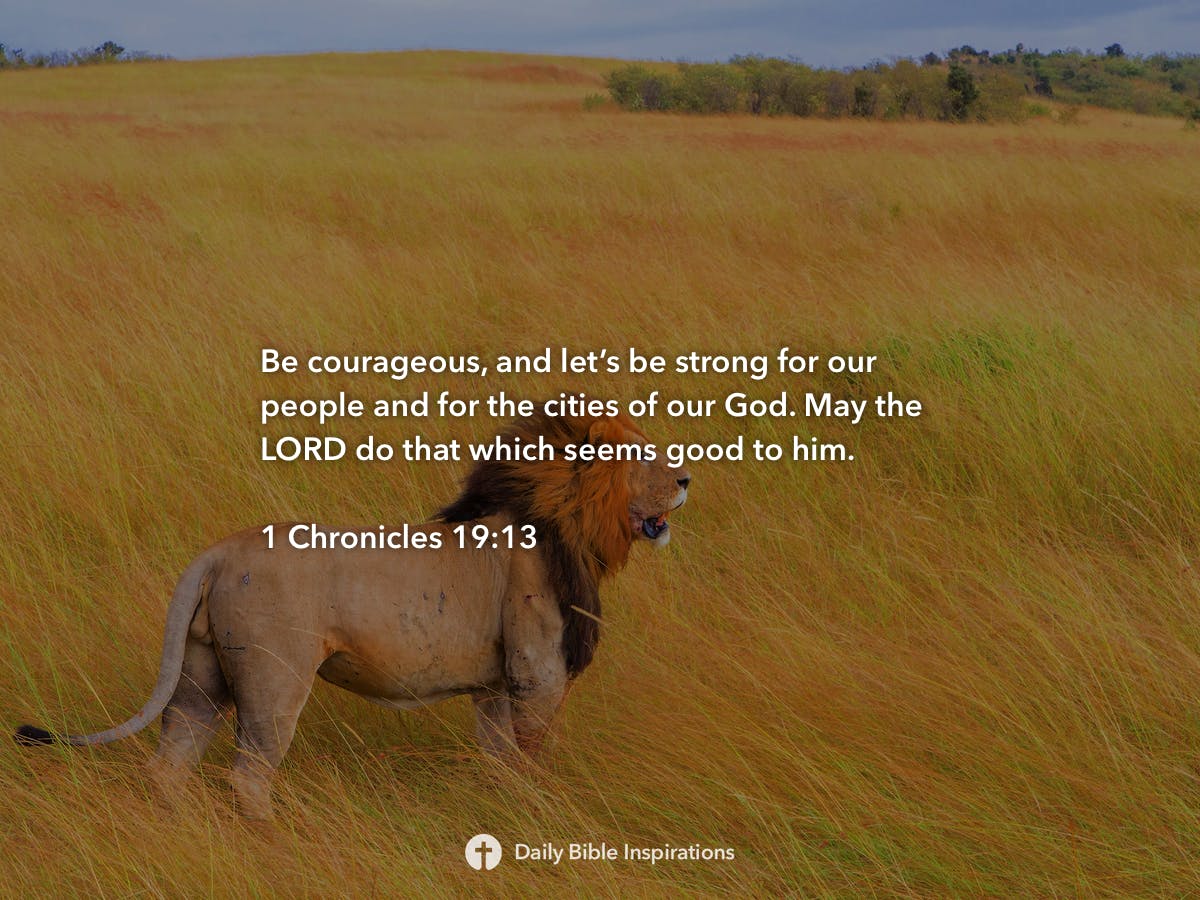1 Chronicles 19:13 - Daily Bible Inspirations