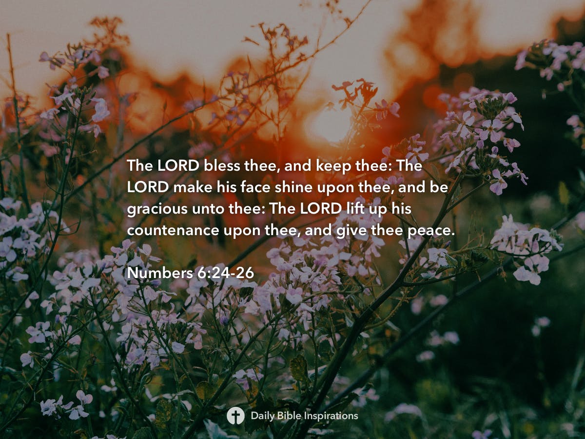 Numbers 6:24-26 - Daily Bible Inspirations