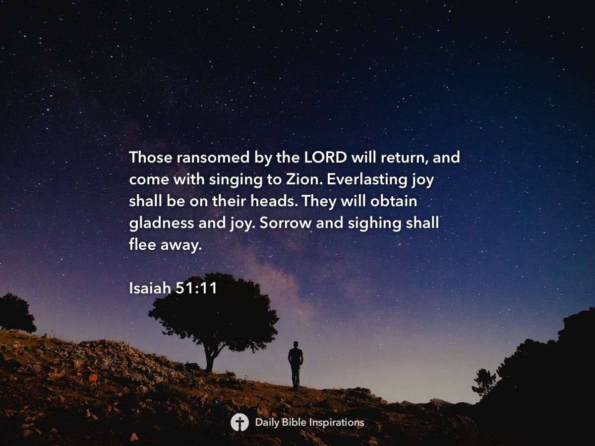 Isaiah 51:11 | Daily Bible Inspirations