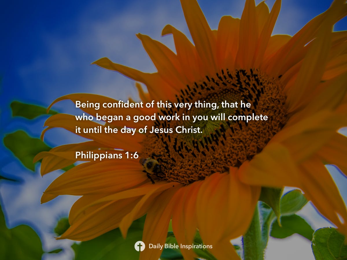 Philippians 1:6 - Daily Bible Inspirations