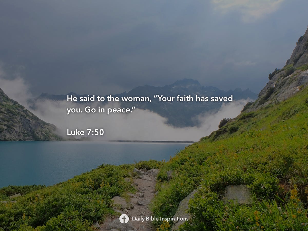 Luke 7:50 | Daily Bible Inspirations
