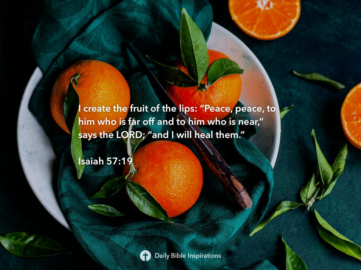 Isaiah 57:19 | Daily Bible Inspirations