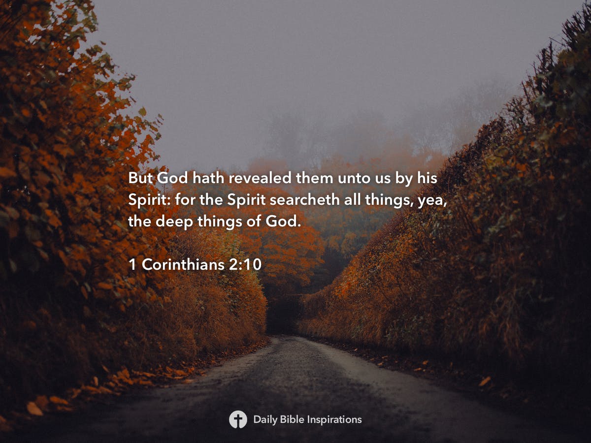 1 Corinthians 2:10 | Daily Bible Inspirations