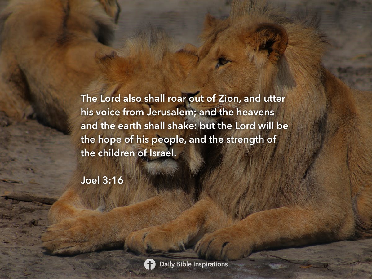 Joel 3:16 - Daily Bible Inspirations
