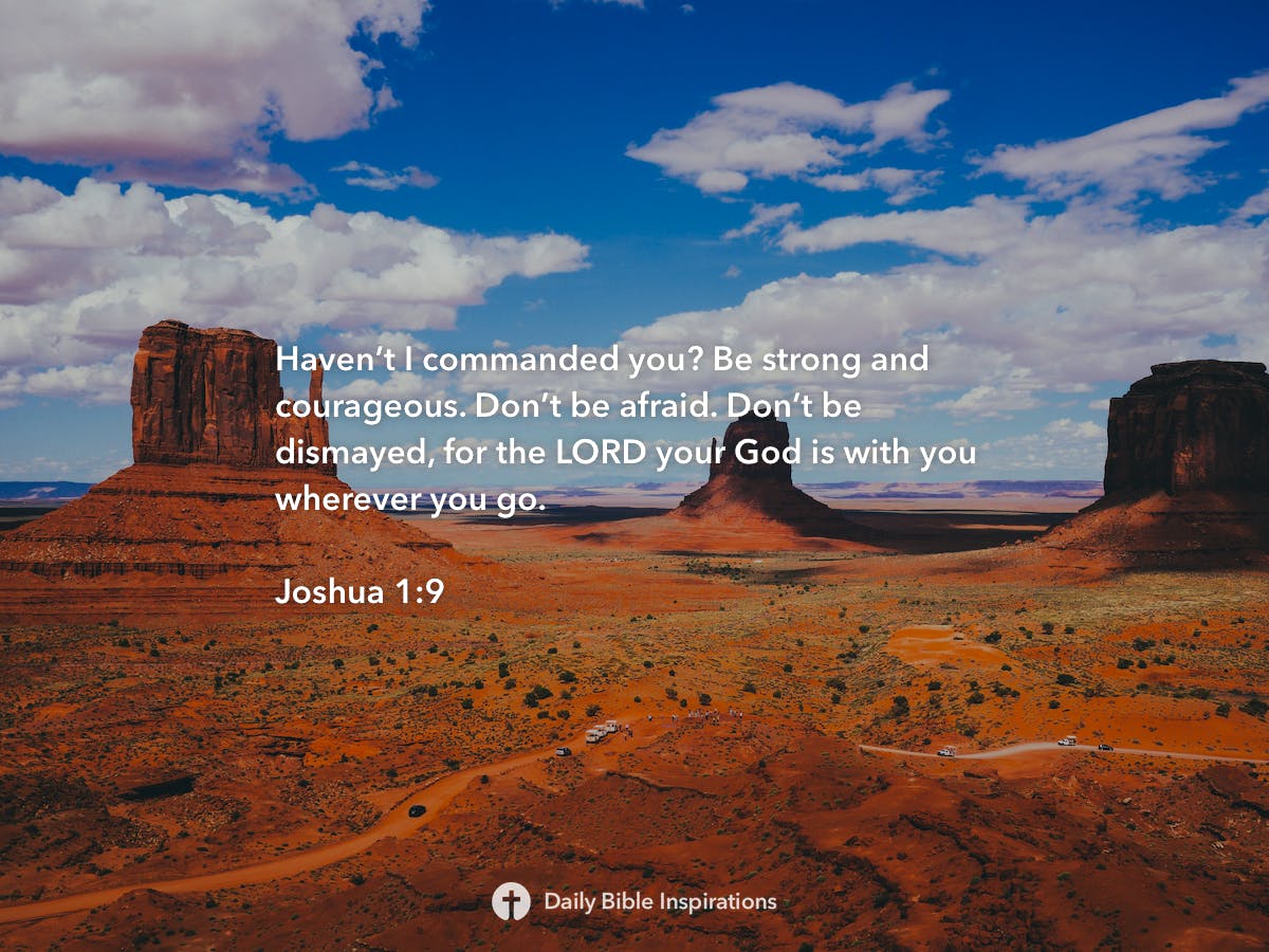 Joshua 1:9 | Daily Bible Inspirations