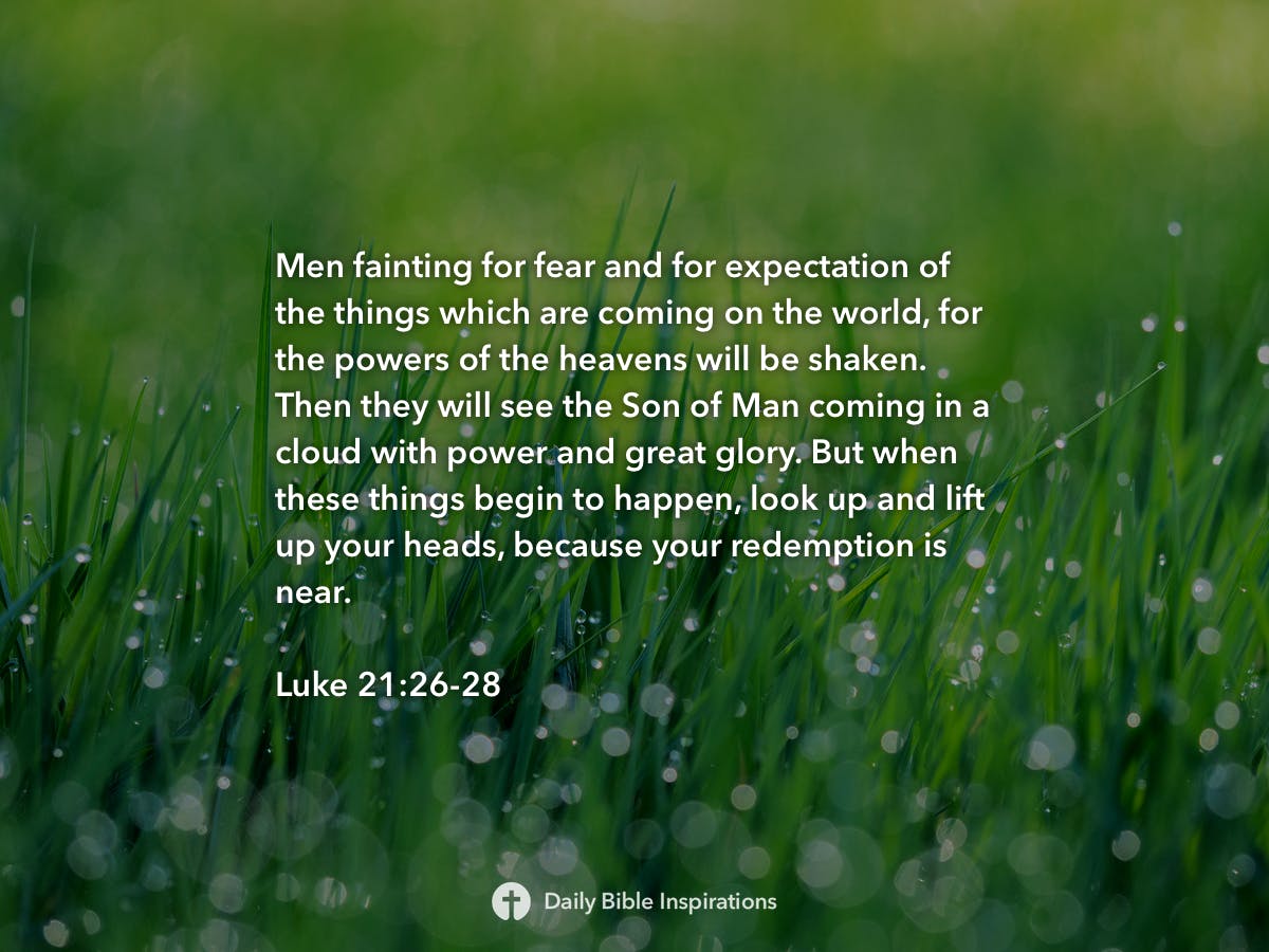 Luke 21:26-28 | Daily Bible Inspirations