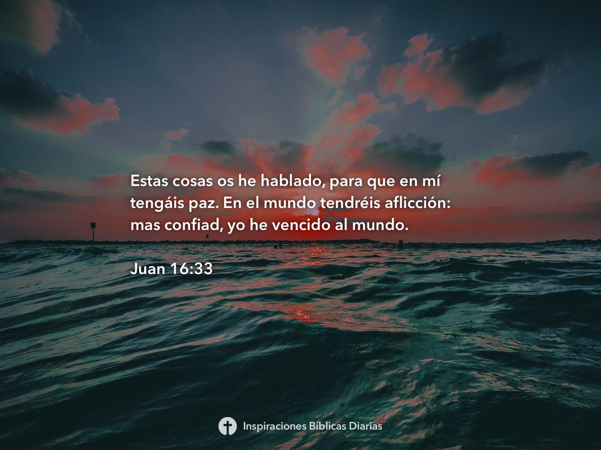 Juan 16:33 - Inspiraciones Bíblicas Diarias