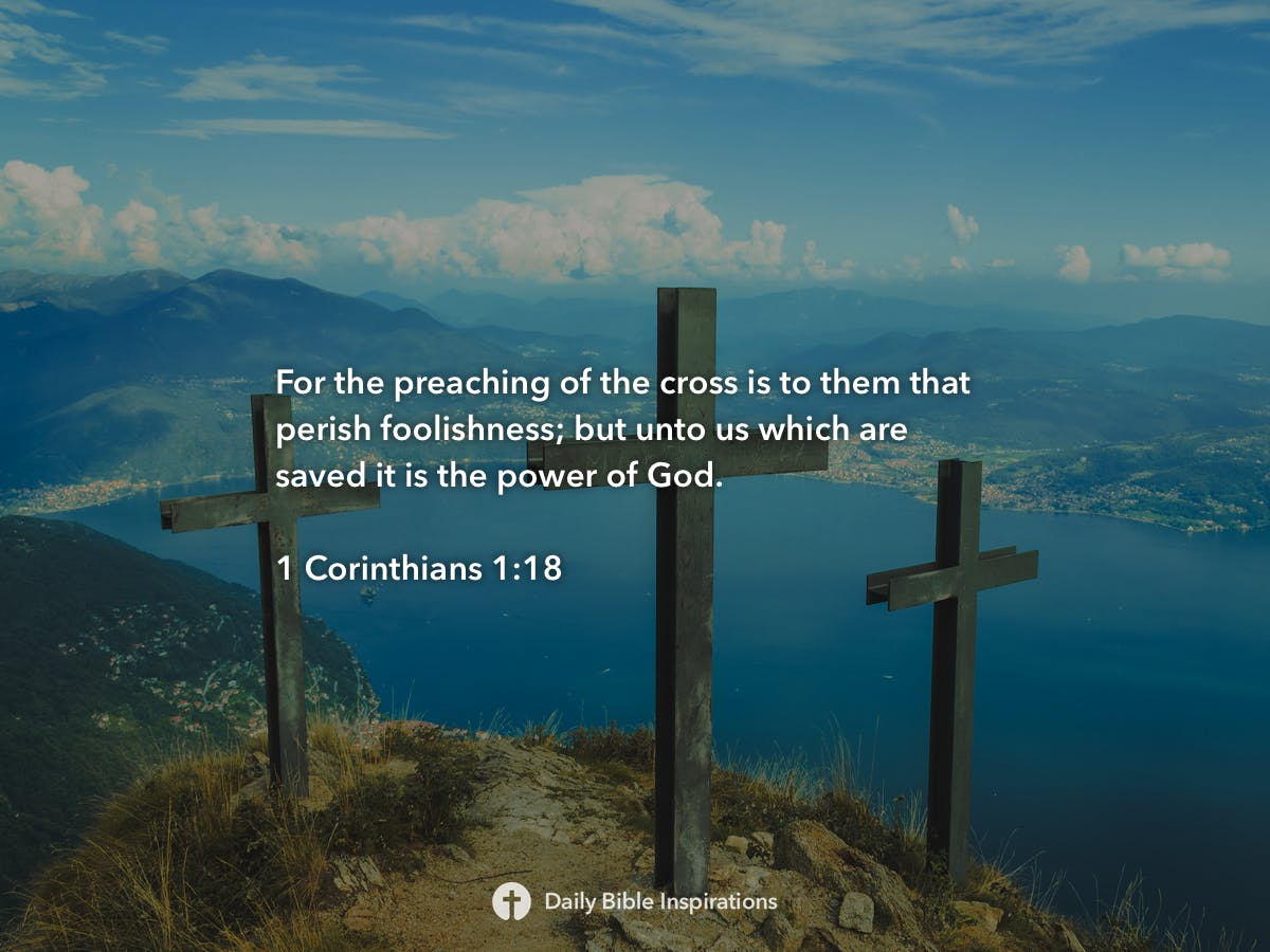 1 Corinthians 1:18 - Daily Bible Inspirations