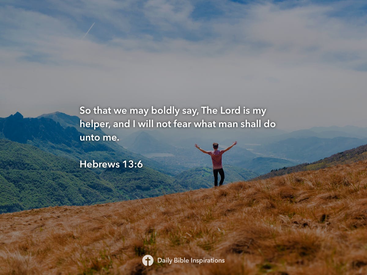 Hebrews 13:6 - Daily Bible Inspirations