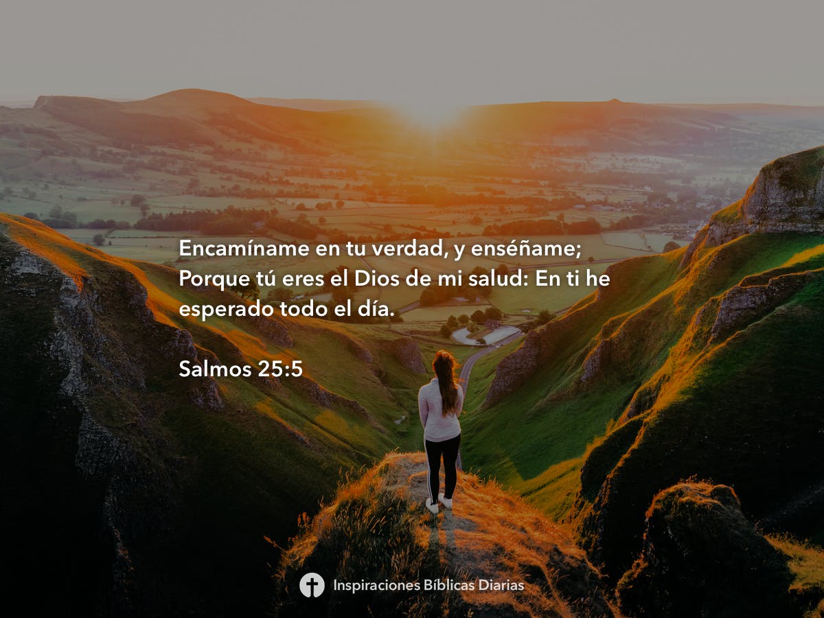 Salmos 25:5 - Inspiraciones Bíblicas Diarias