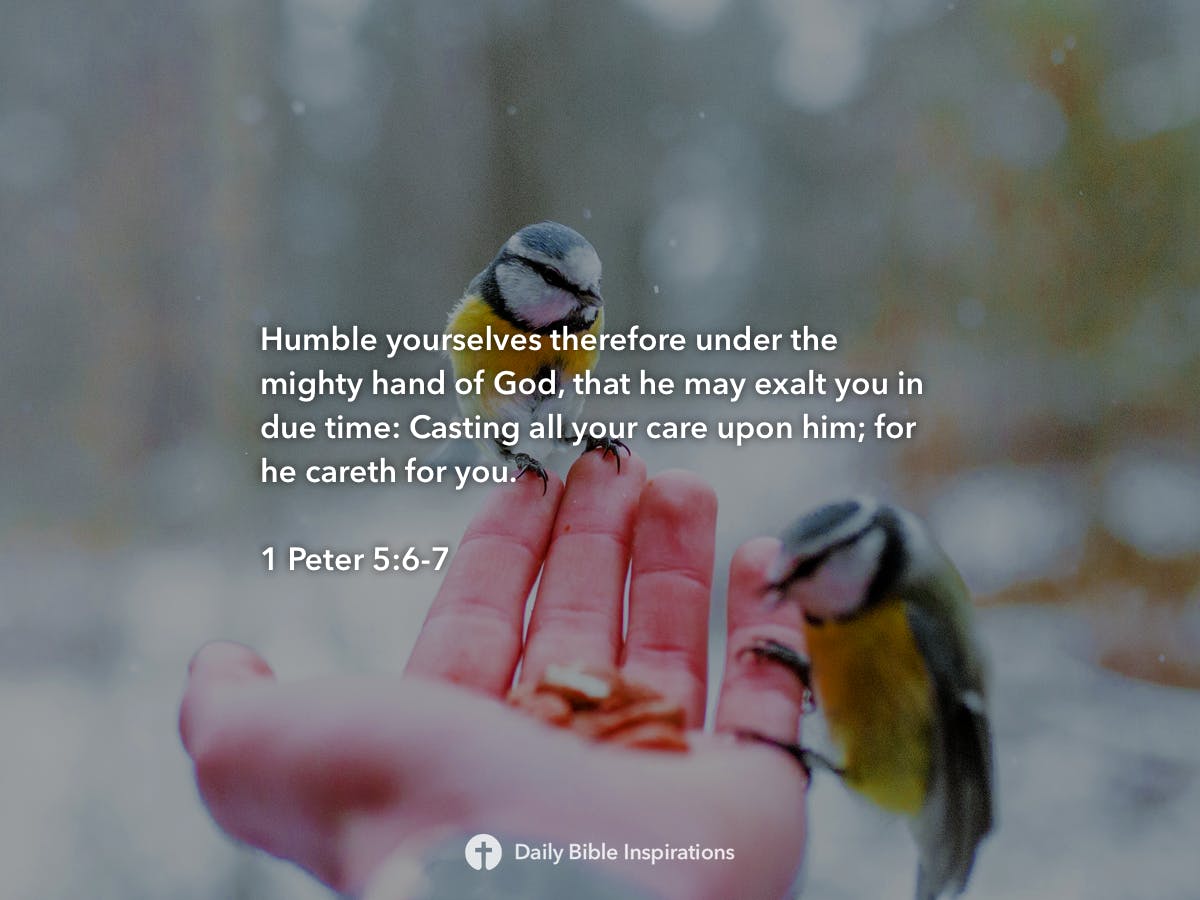 1 Peter 5:6-7 - Daily Bible Inspirations