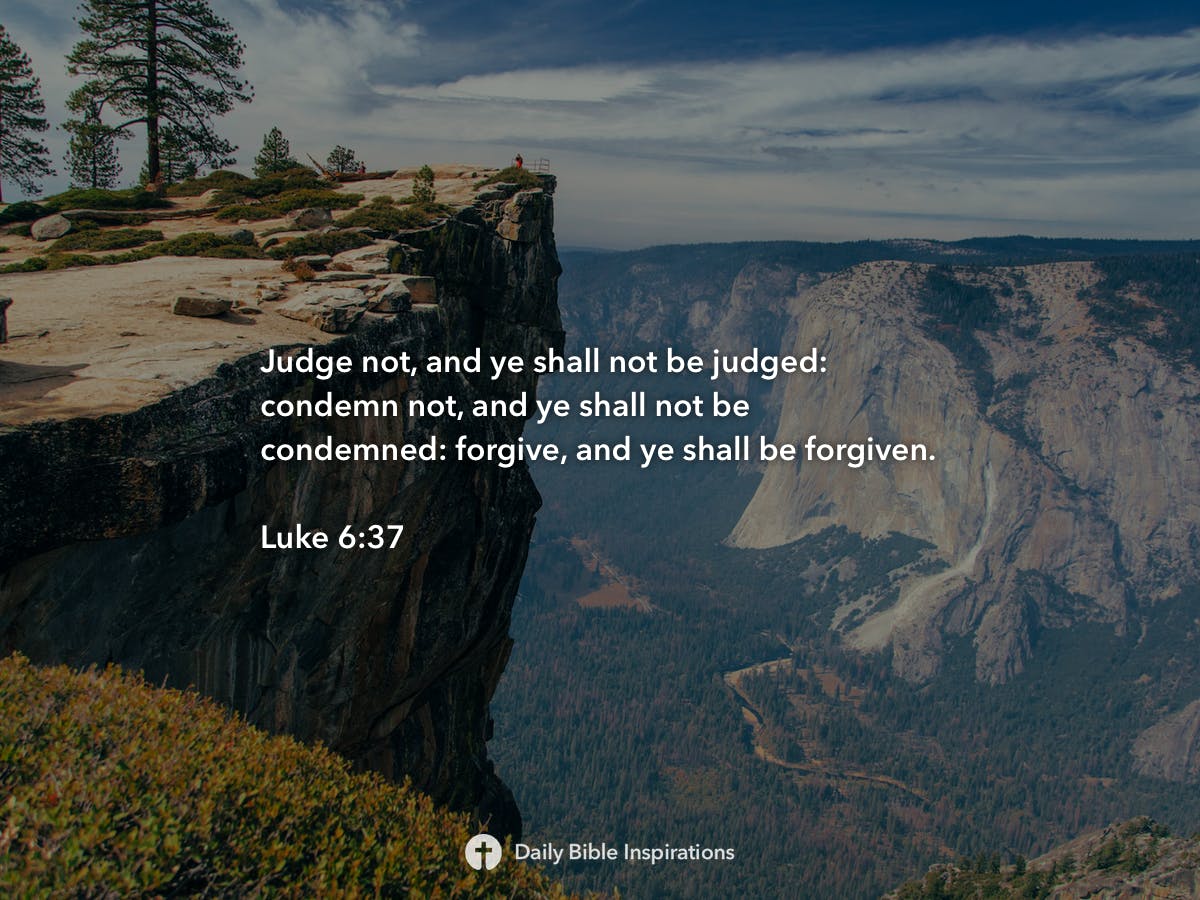 Luke 6:37 - Daily Bible Inspirations