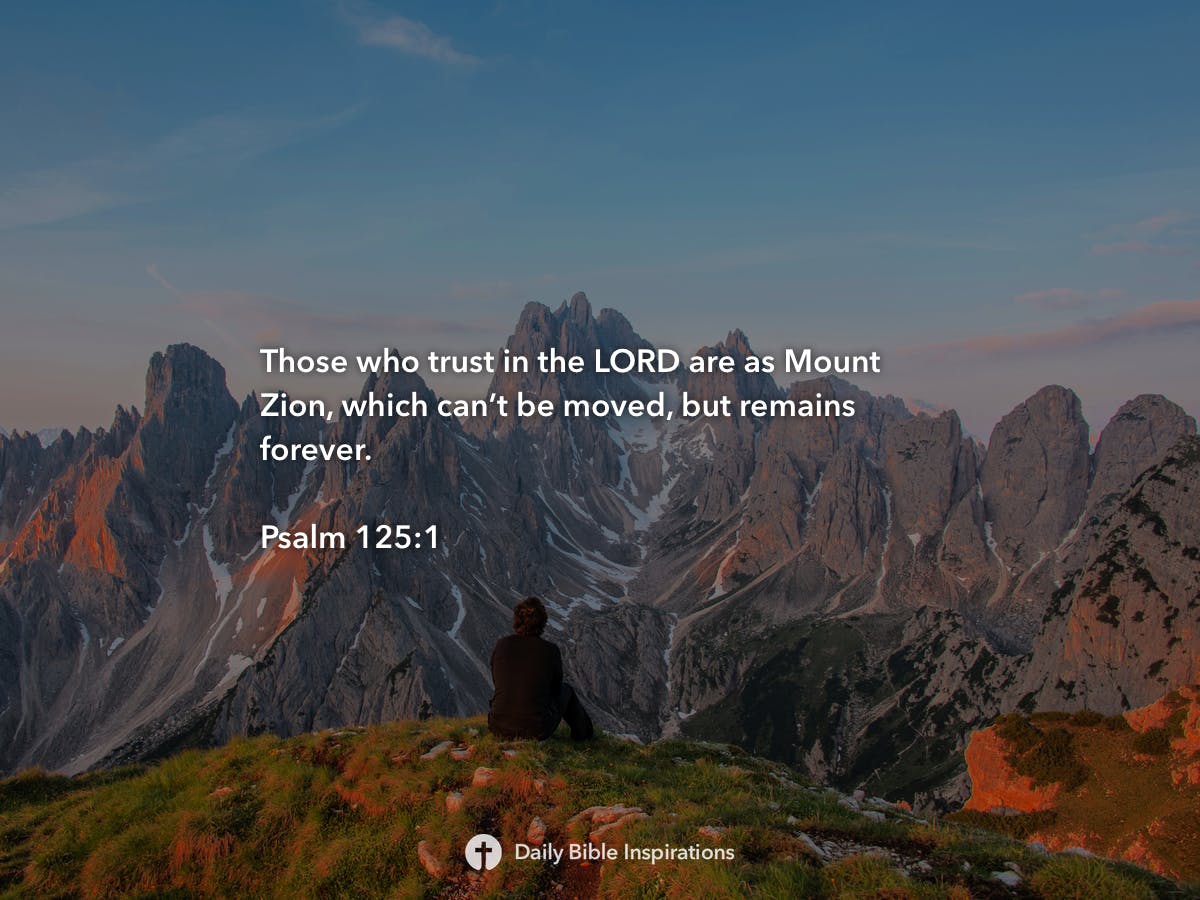 Psalm 125:1 - Daily Bible Inspirations