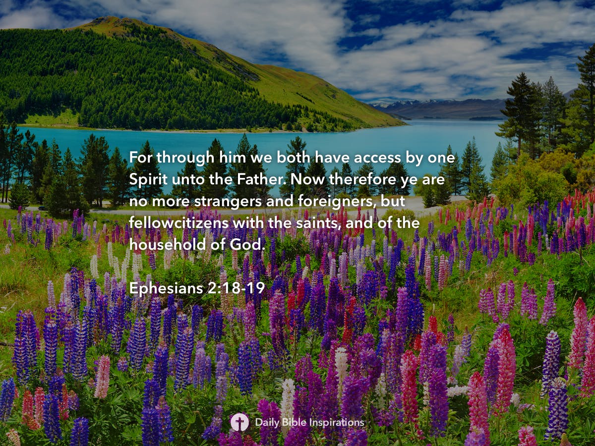 Ephesians 2:18-19 - Daily Bible Inspirations
