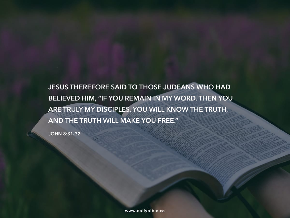 John 8:31-32 - Daily Bible Inspirations