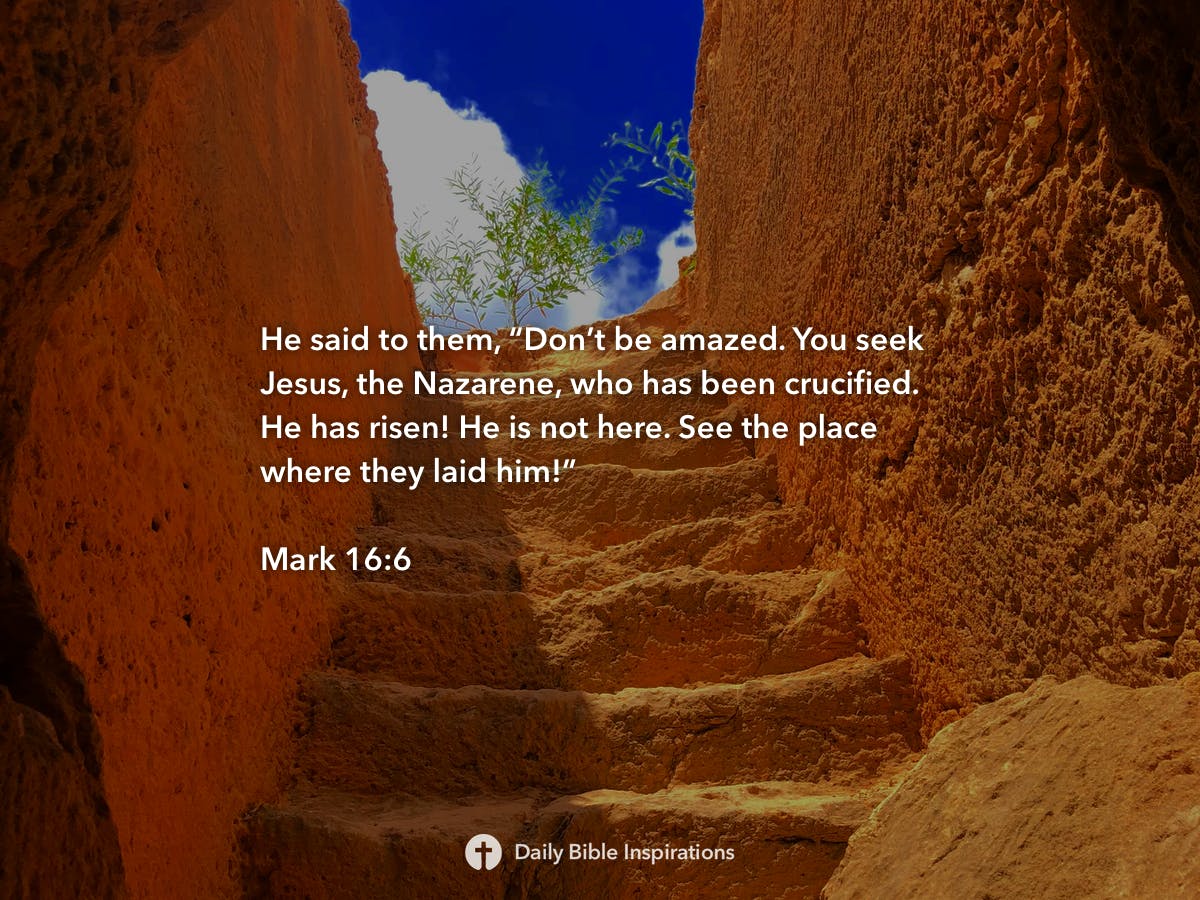 Mark 16:6 | Daily Bible Inspirations