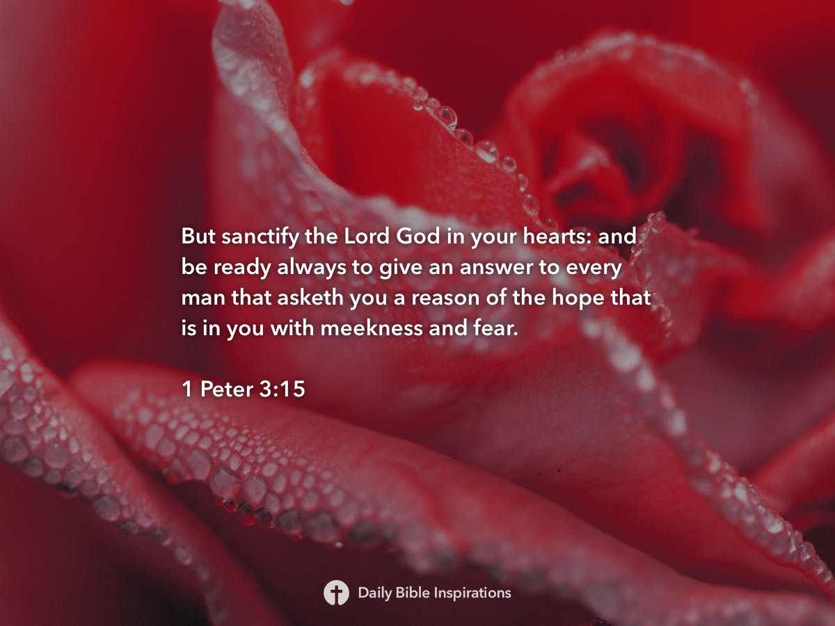 1 Peter 3:15 - Daily Bible Inspirations