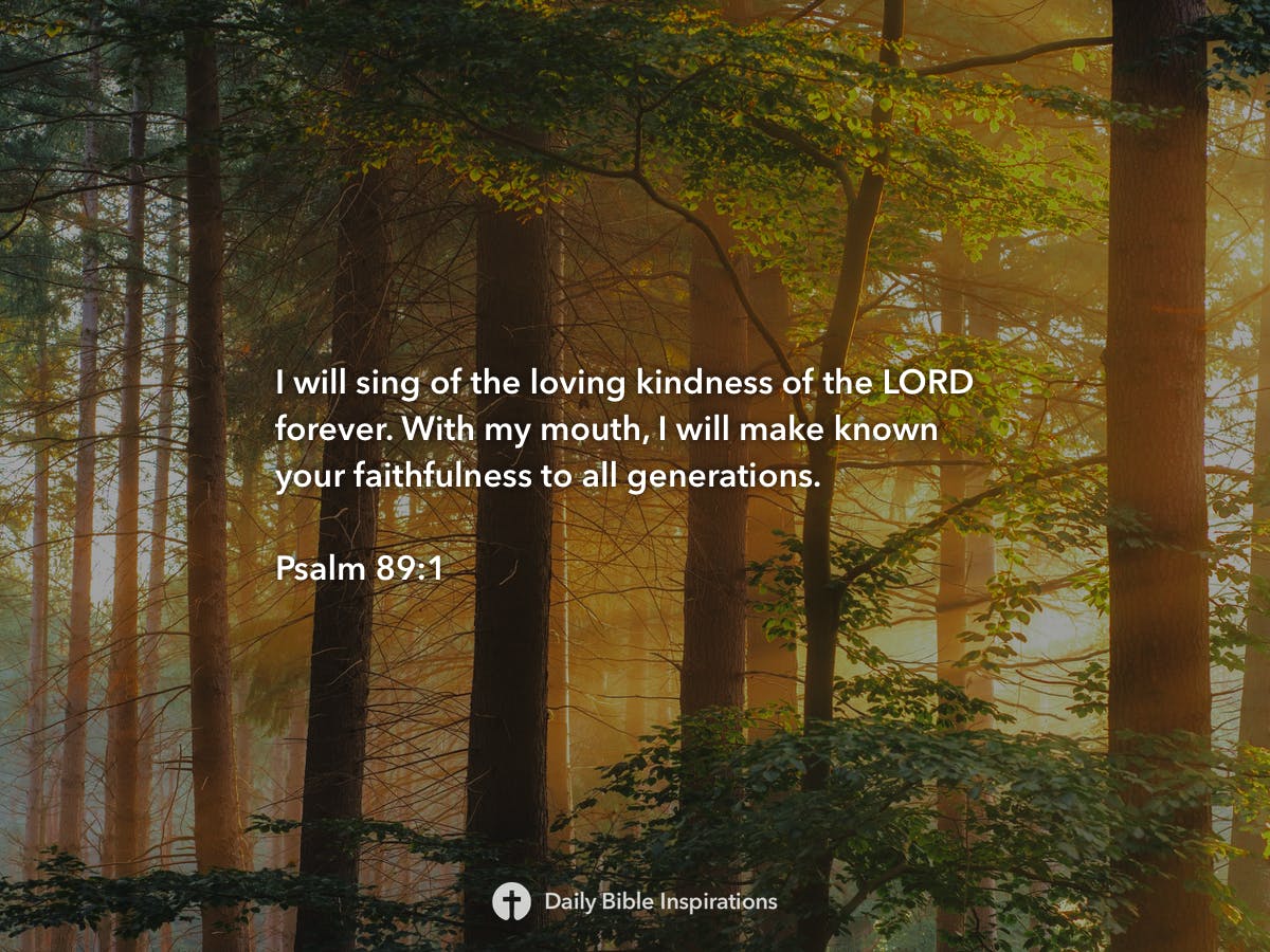 Psalm 89:1 - Daily Bible Inspirations