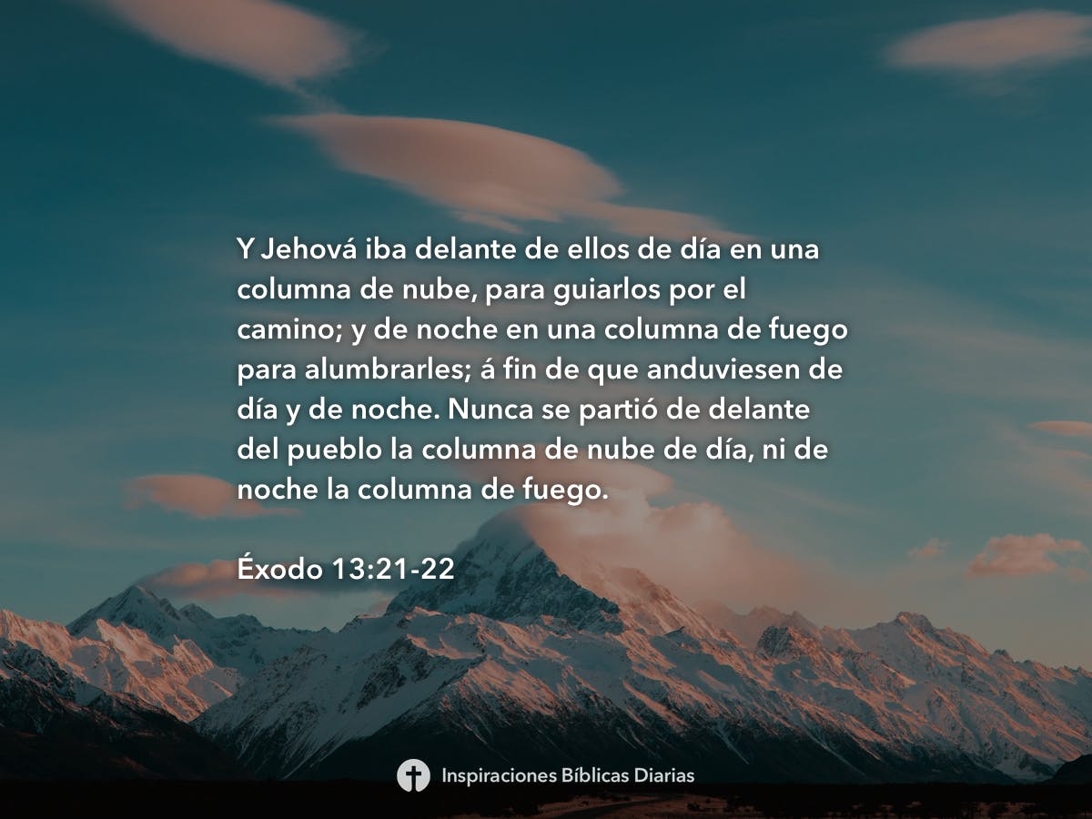 Éxodo 13:21-22 - Inspiraciones Bíblicas Diarias