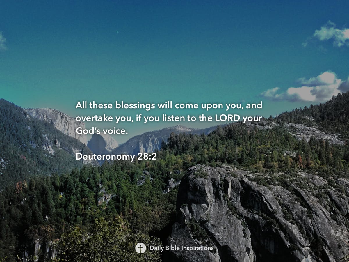 Deuteronomy 28:2 | Daily Bible Inspirations