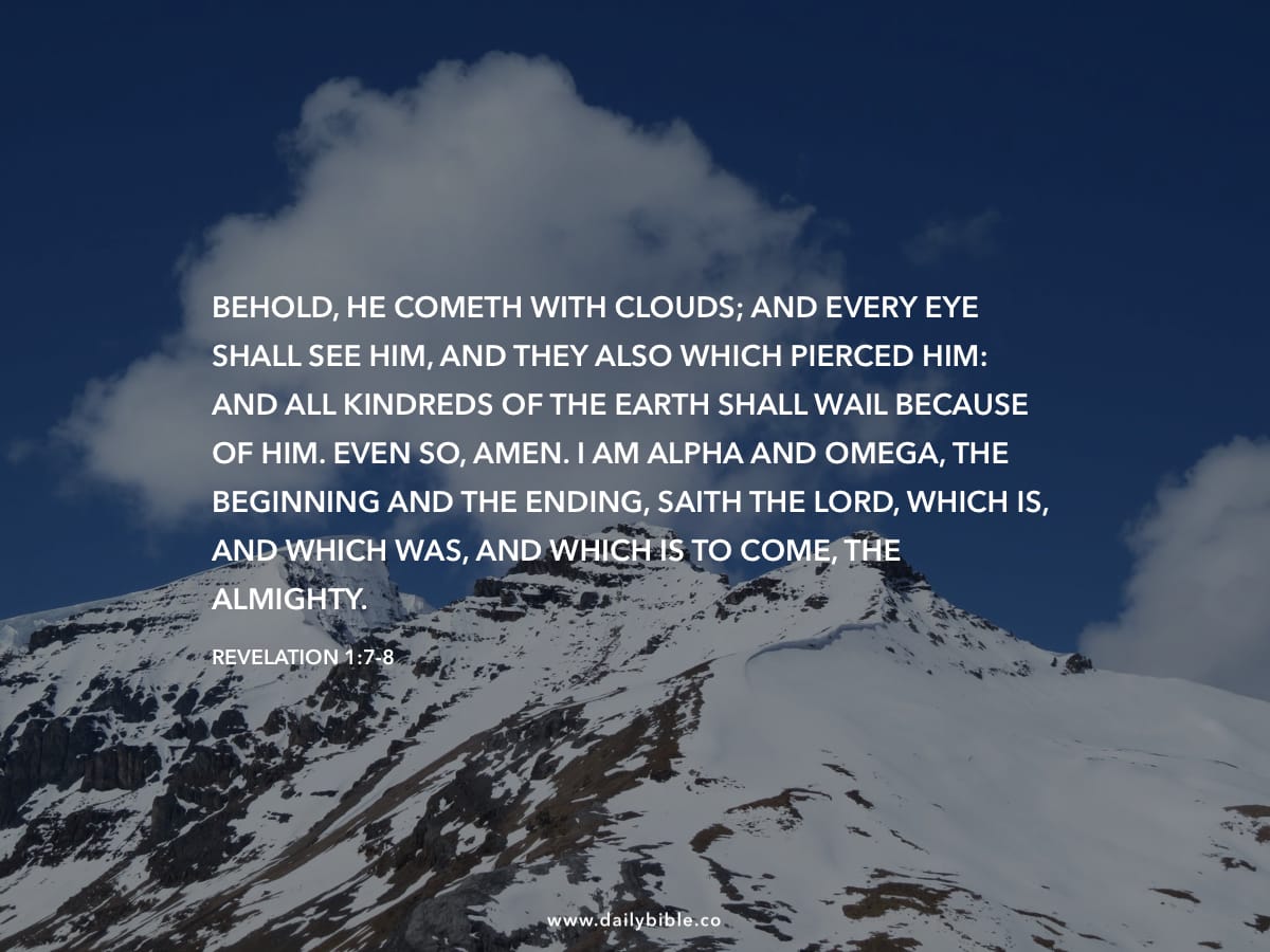 Revelation 1:7-8 - Daily Bible Inspirations