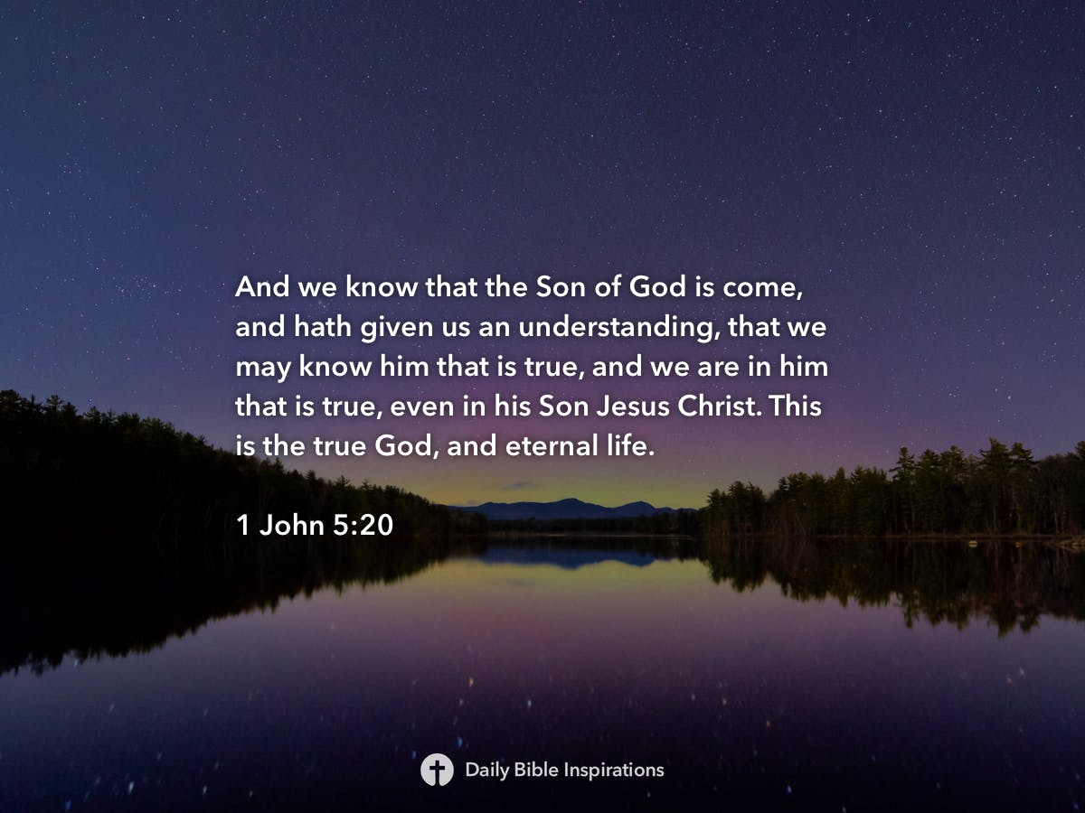 1 John 5:20 - Daily Bible Inspirations
