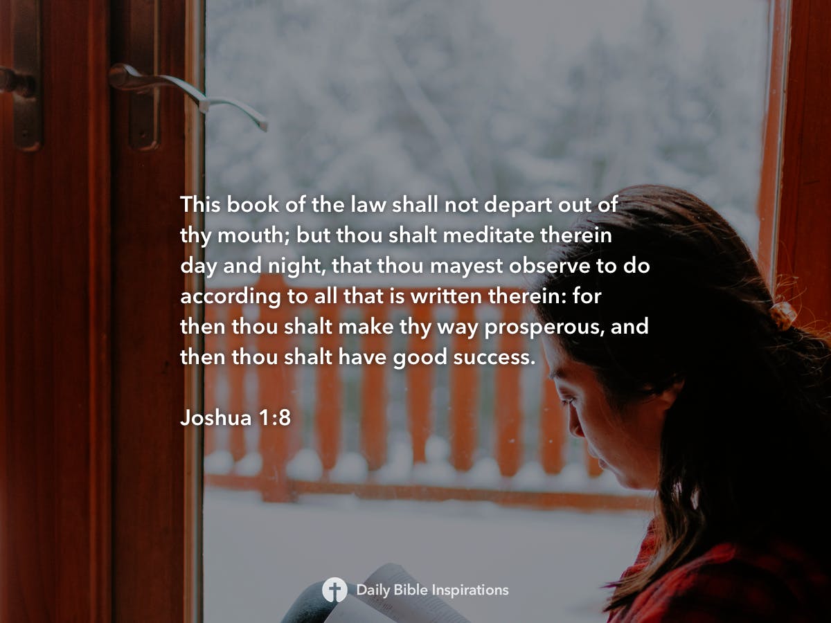 Joshua 1:8 - Daily Bible Inspirations