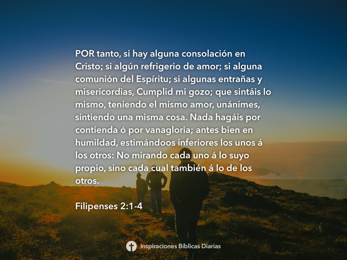 Filipenses 2:1-4 - Inspiraciones Bíblicas Diarias