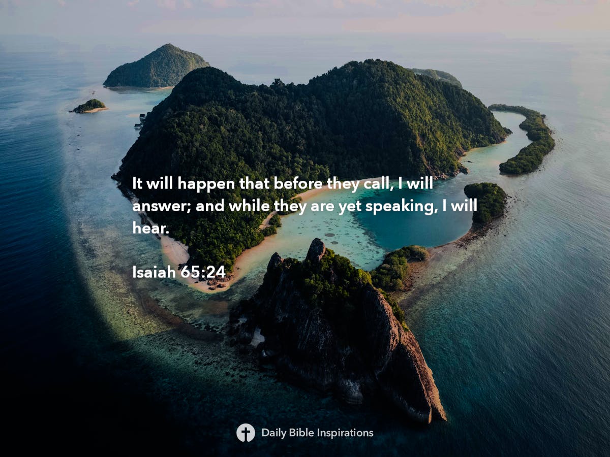 Isaiah 65:24 - Bible Inspirations