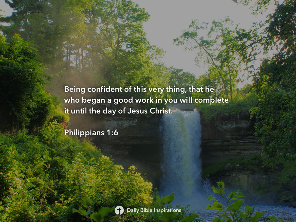 Philippians 1:6 - Daily Bible Inspirations