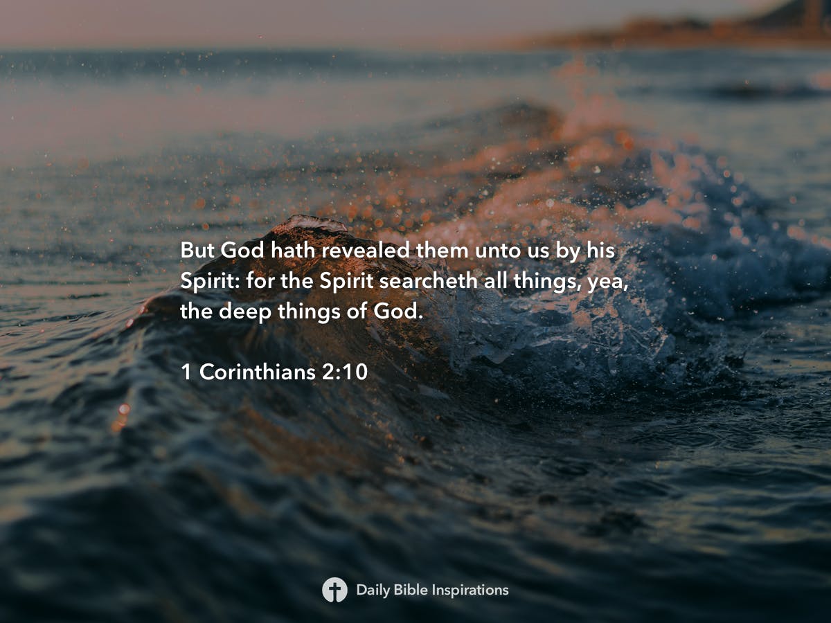 1 Corinthians 2:10 | Daily Bible Inspirations