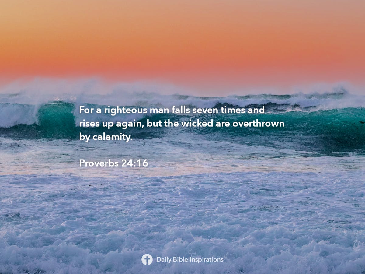Proverbs 24:16 - Bible Inspirations