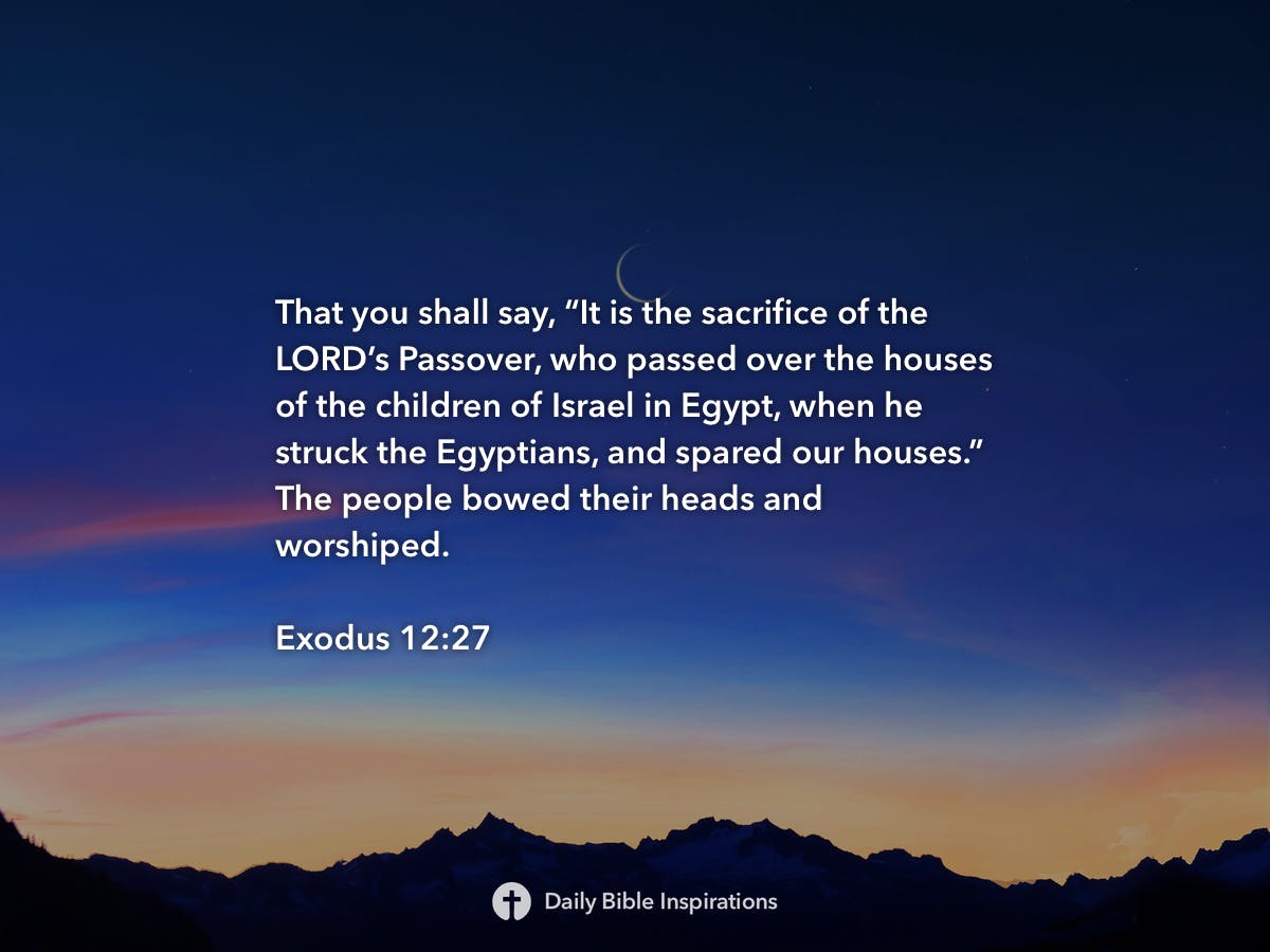 Exodus 12:27 | Daily Bible Inspirations