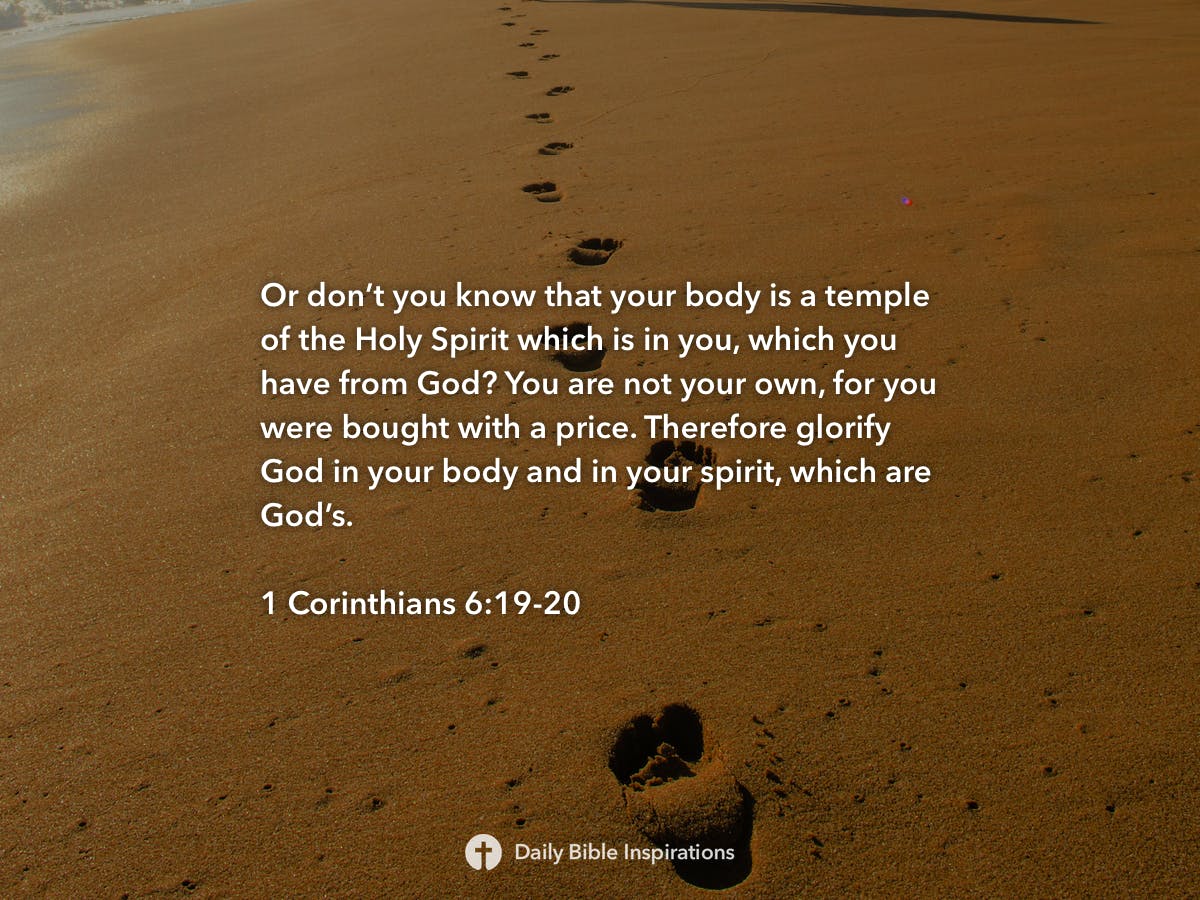 1 Corinthians 6:19-20 - Daily Bible Inspirations