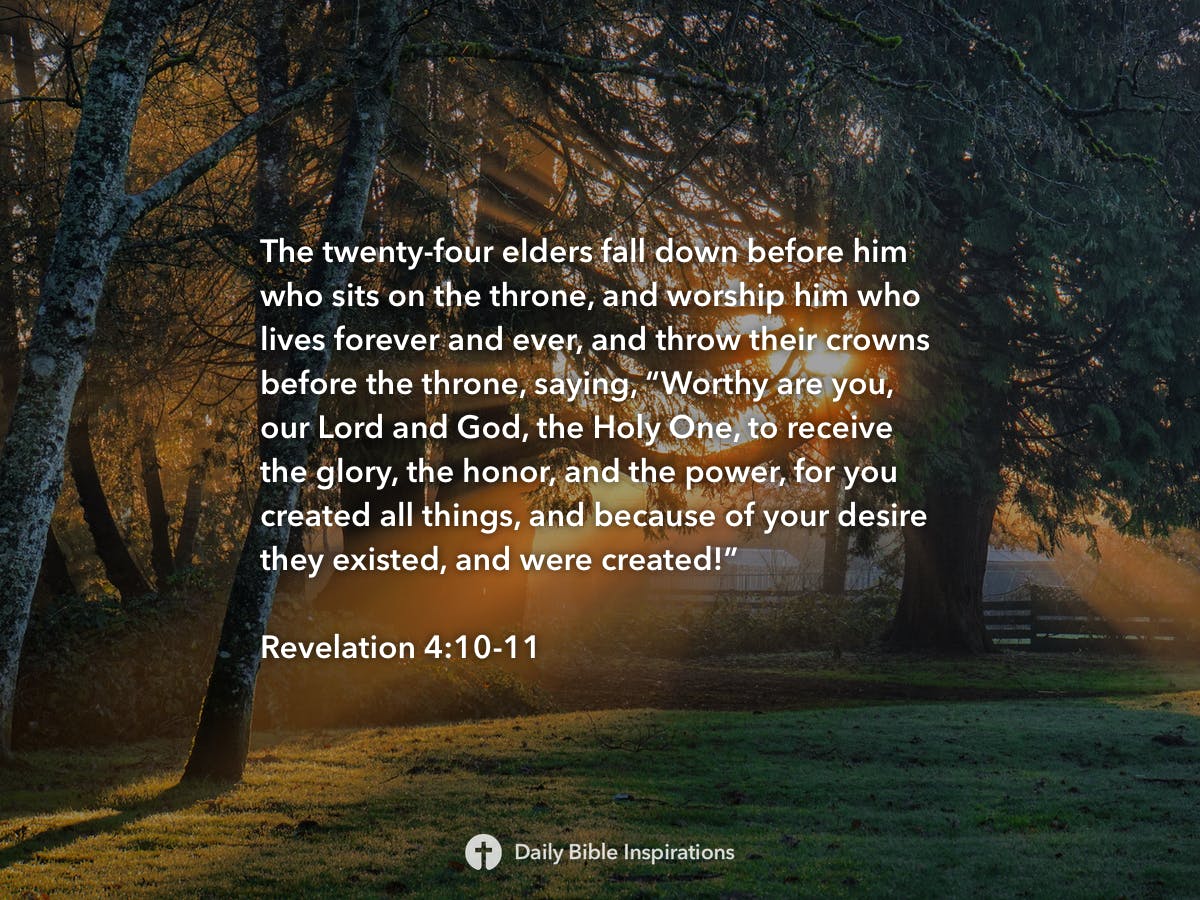 Revelation 4:10-11 - Daily Bible Inspirations
