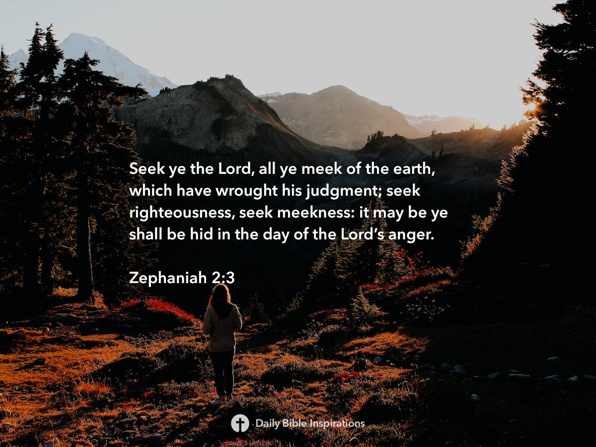 Zephaniah 2:3 - Daily Bible Inspirations