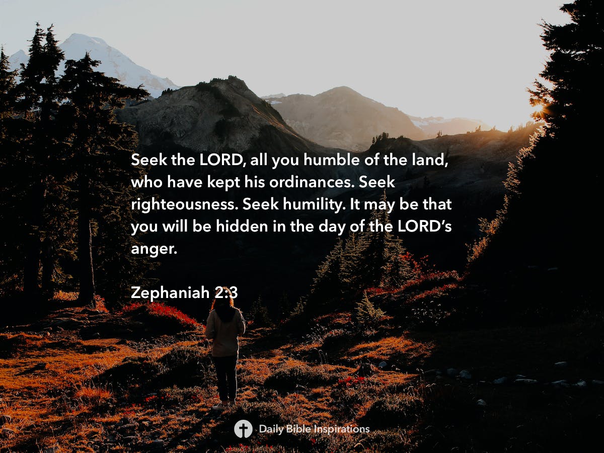 Zephaniah 2:3 - Daily Bible Inspirations