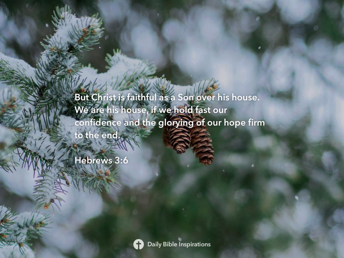 Hebrews 3:6 - Daily Bible Inspirations