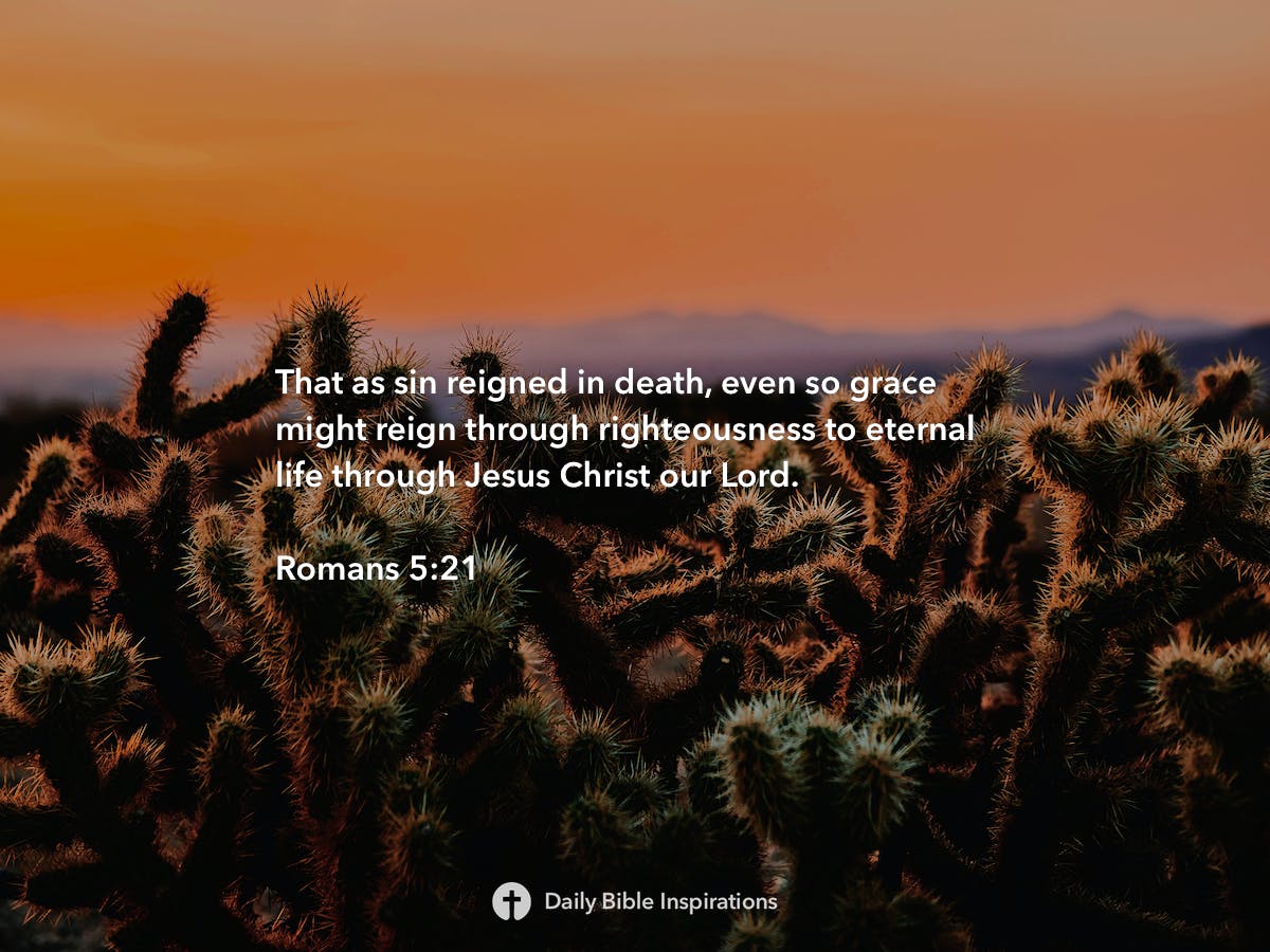 Romans 5:21 - Daily Bible Inspirations