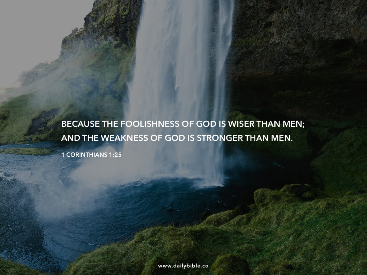 1 Corinthians 1:25 - Daily Bible Inspirations