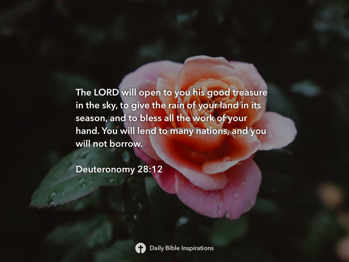 Deuteronomy 28:12 - Daily Bible Inspirations