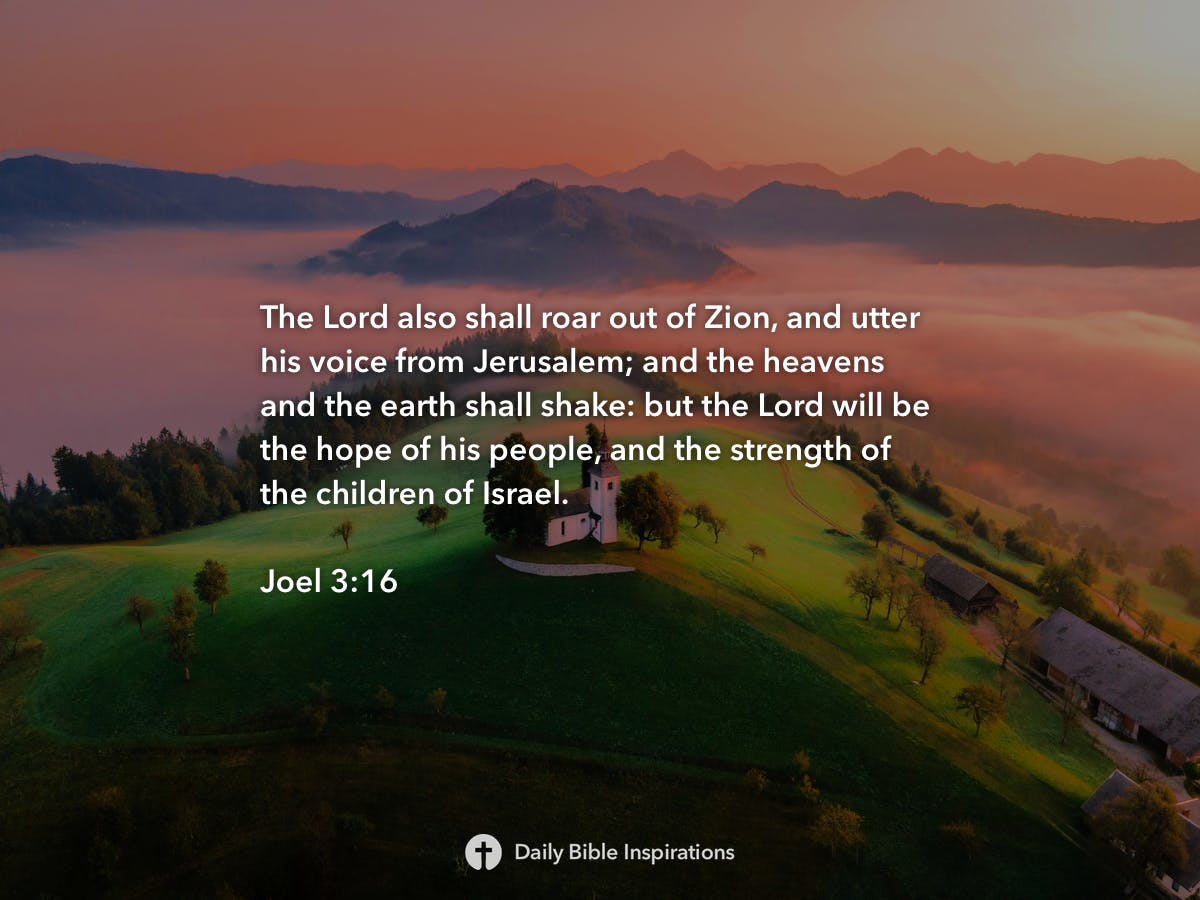Joel 3:16 - Daily Bible Inspirations