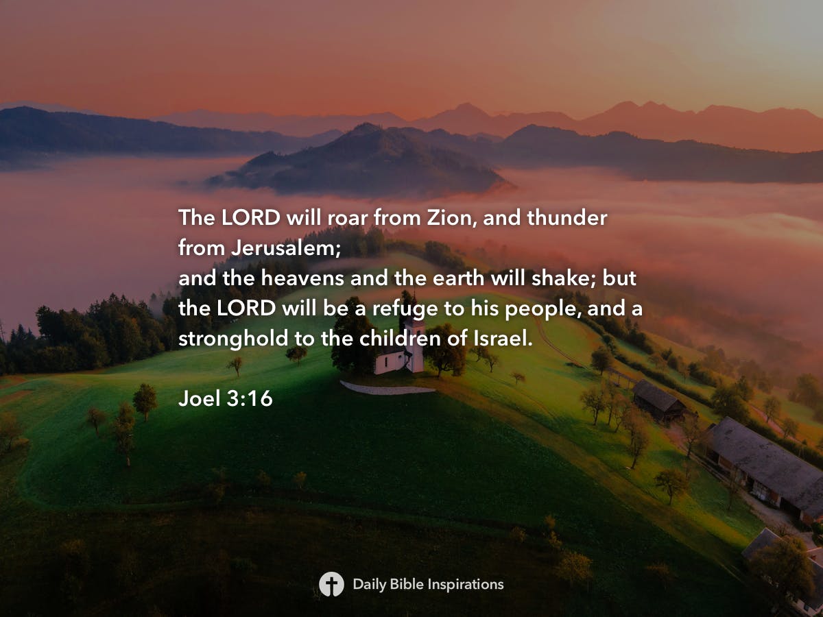 Joel 3:16 - Daily Bible Inspirations